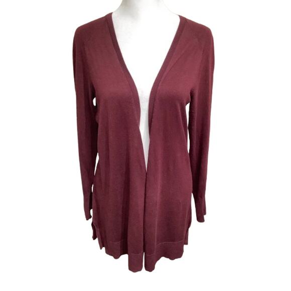 Massimo Dutti | Sweaters | Massimo Dutti Mulberry Maroon Cardigan S ...